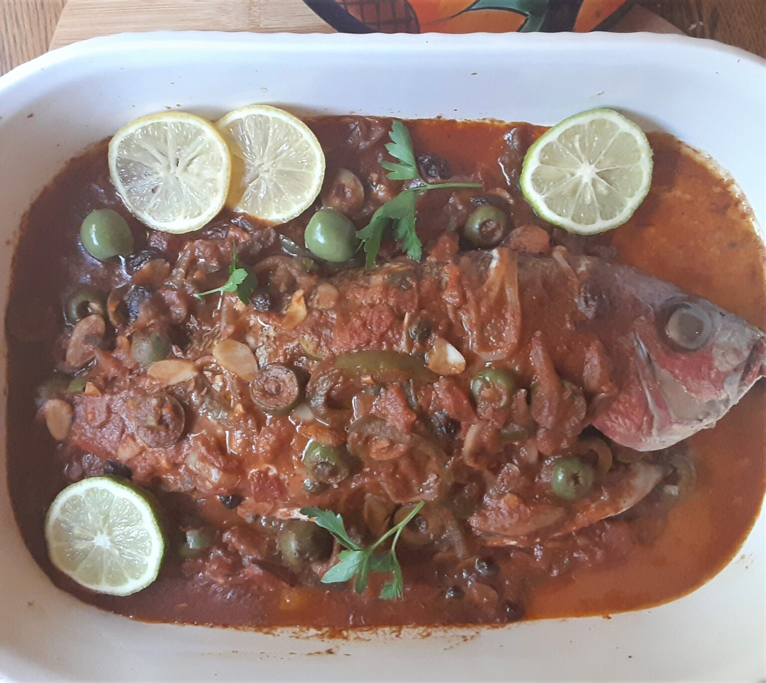 Snapper Veracruz style - G'day Soufflé